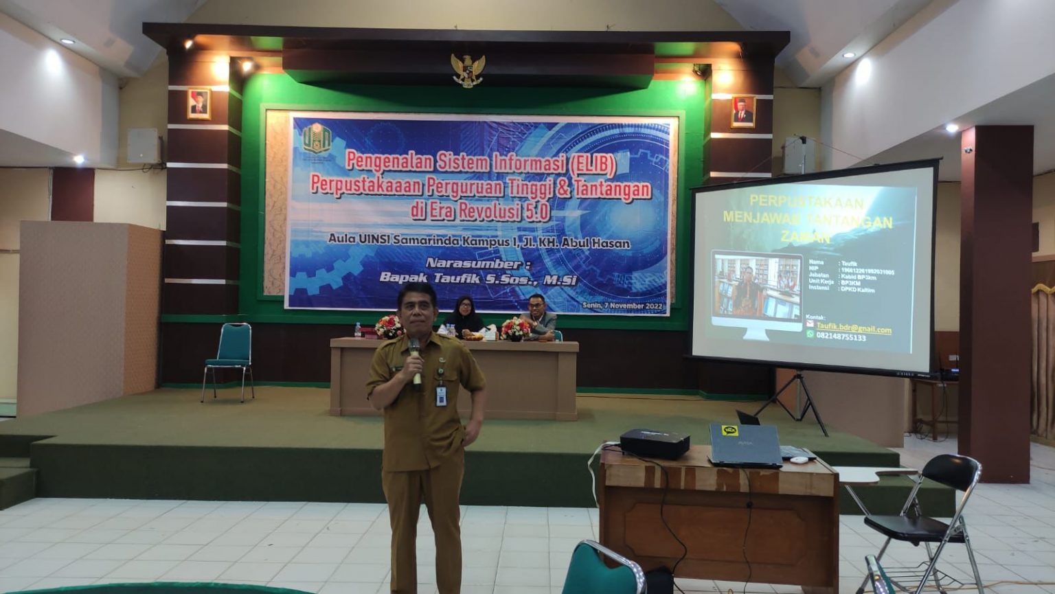 UPT Perpustakaan UINSI Samarinda Kenalkan Electronic Library (ELIB ...